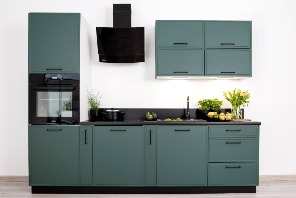 Cuisine verte: tendance du vert en cuisine meubles et déco chic | Kamazza